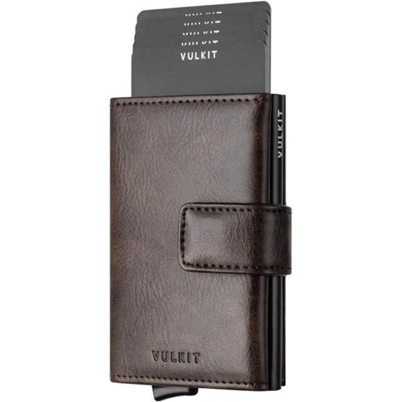 Bags | Pop Up Wallet Genuine Leather Automatic Wallet Rfid Blocking For ...